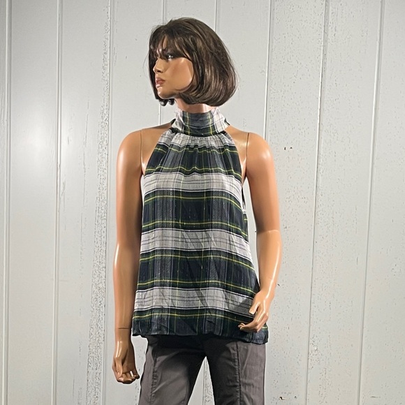 J. Crew | Tops | J Crew Womens Sleeveless Plaid Halter Top Sz 4 | Poshmark
